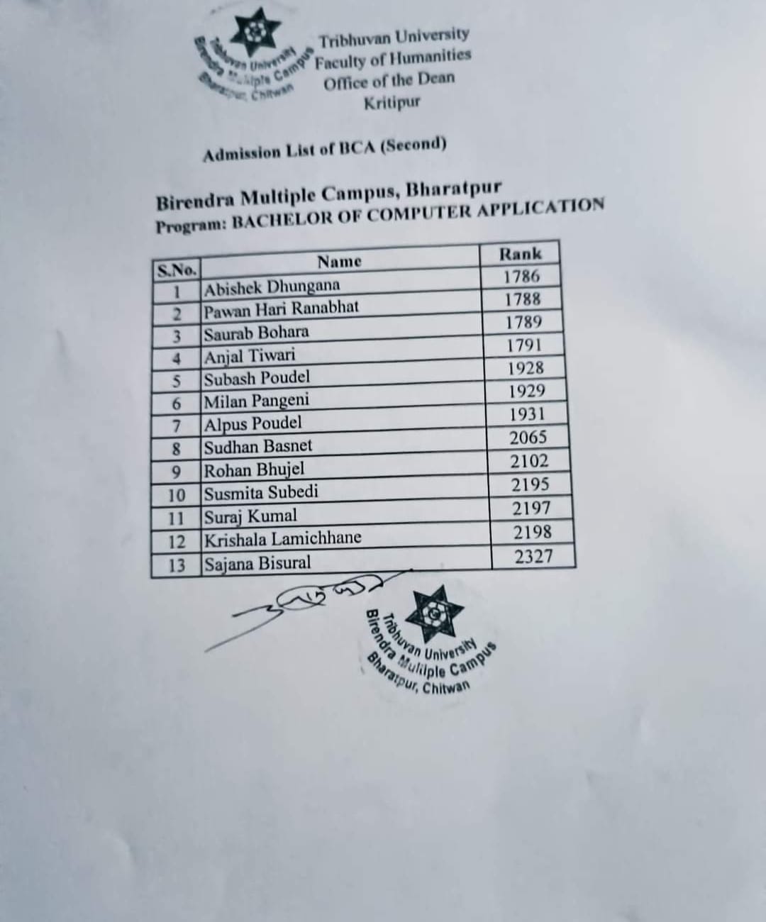 Birendra Multiple Campus